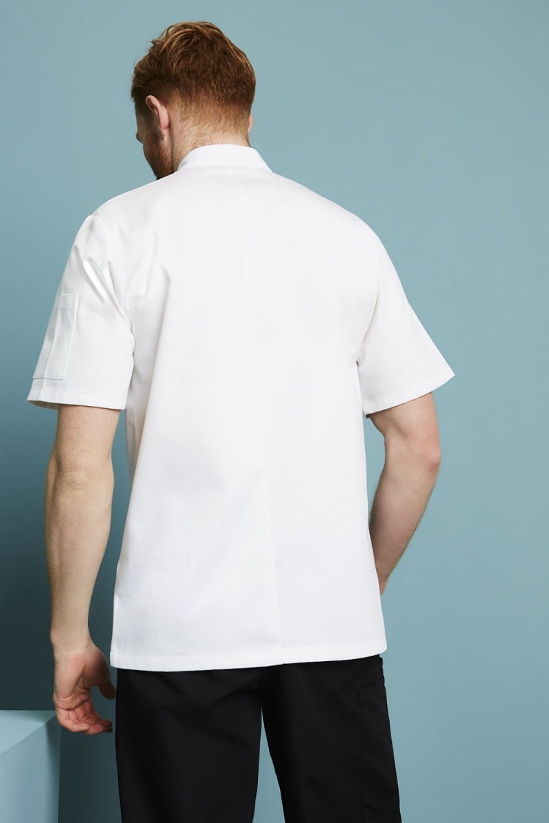 Unisex Chefs Jacket Short Sleeve,