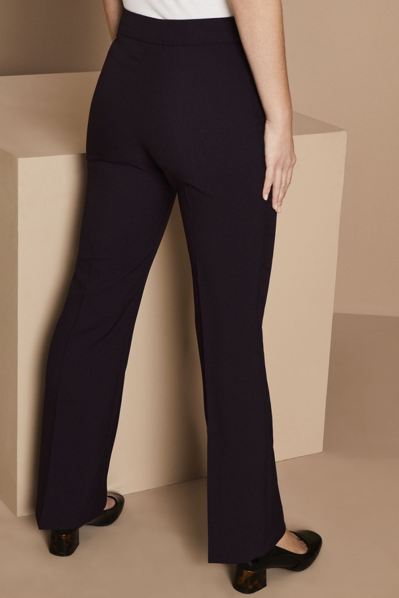 Select Ladies Bootleg Pants, Plum,